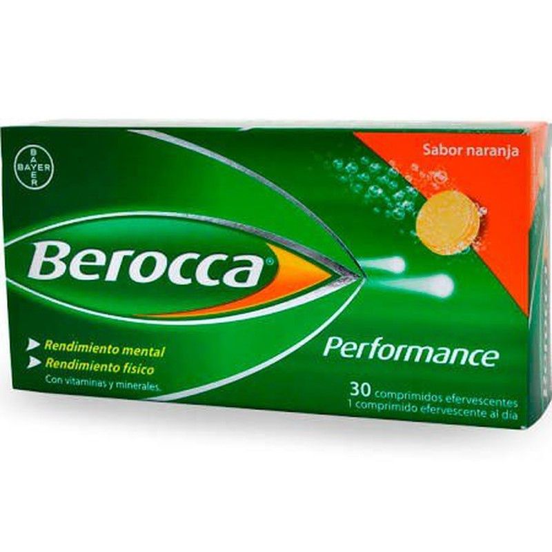 Berocca Performance 30 comprimidos efervescente Sabor Naranja ...