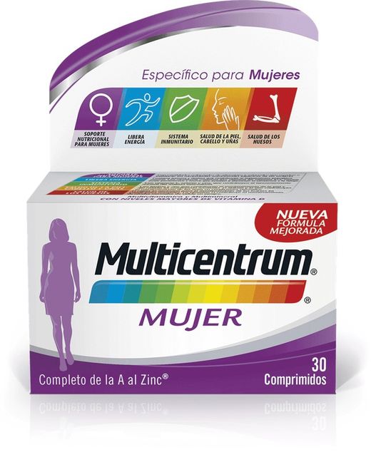 Multicentrum Mujer 30 comprimidos — Farmacia Leon